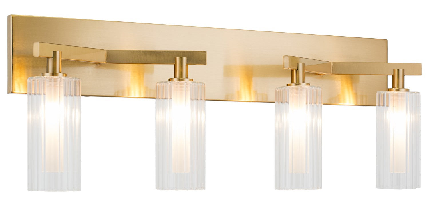 Matteo Lighting - W60804AG - Four Light Wall Sconce - Kristof - Aged ...